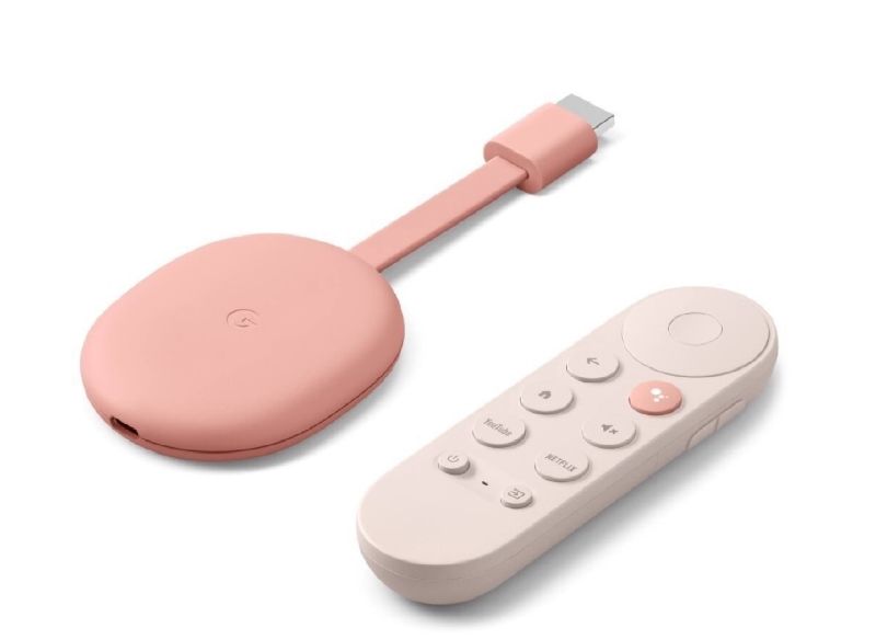 Google Chromecast 4 (with Google TV controller) - pink | SWS a. s ...
